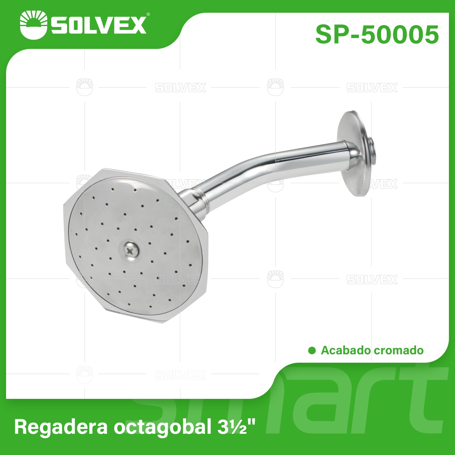 SP-50005 (Caja master 50)(MOQ 1 juego=1 caja) Regadera octagobal 3½ ...